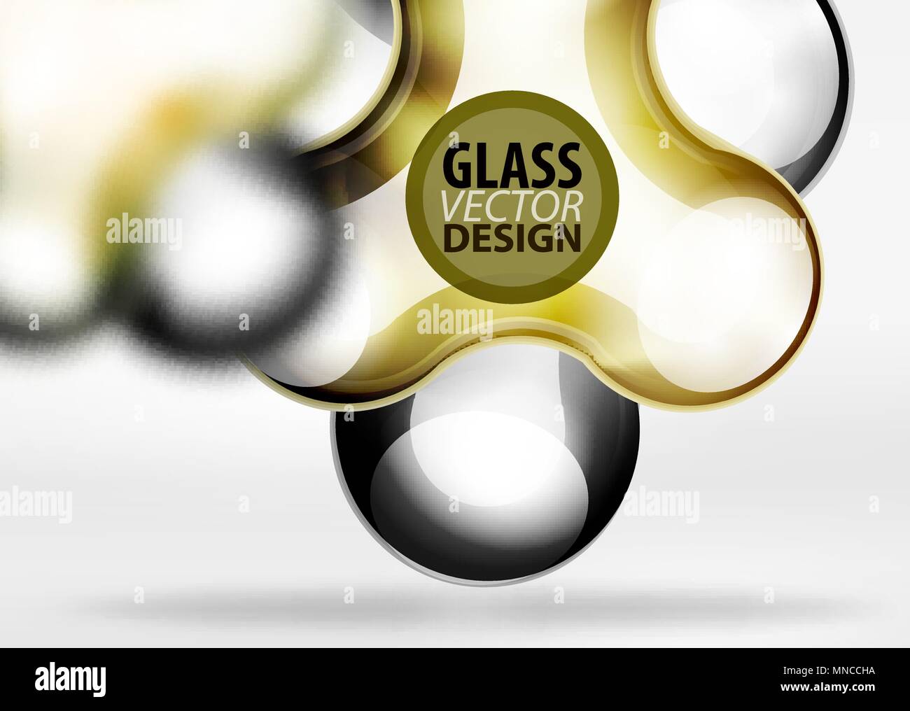 Digital techno bubble background template. Digital techno bubble ...