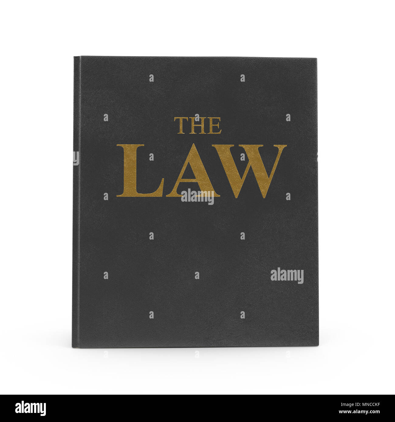 Law Book on white background. Front view. 3D illustration Stock Photo ...