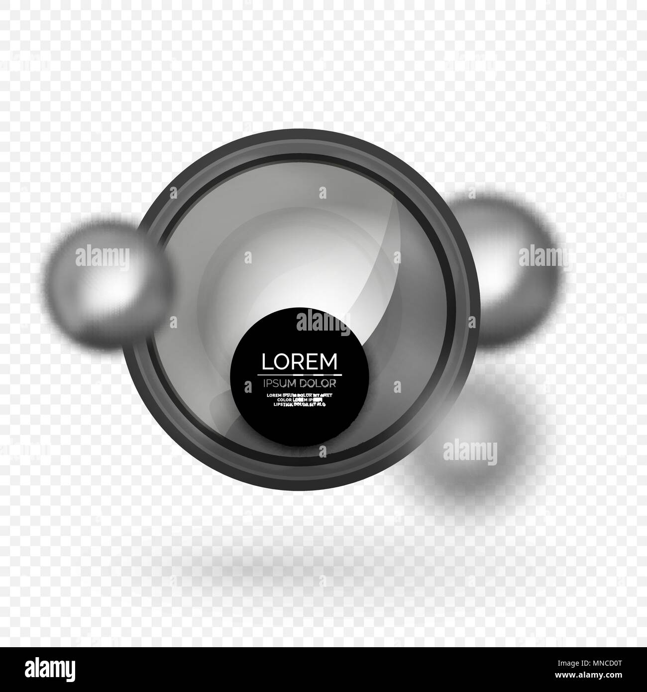 Sphere 3d vector banner. Sphere 3d vector banner, abstract background ...