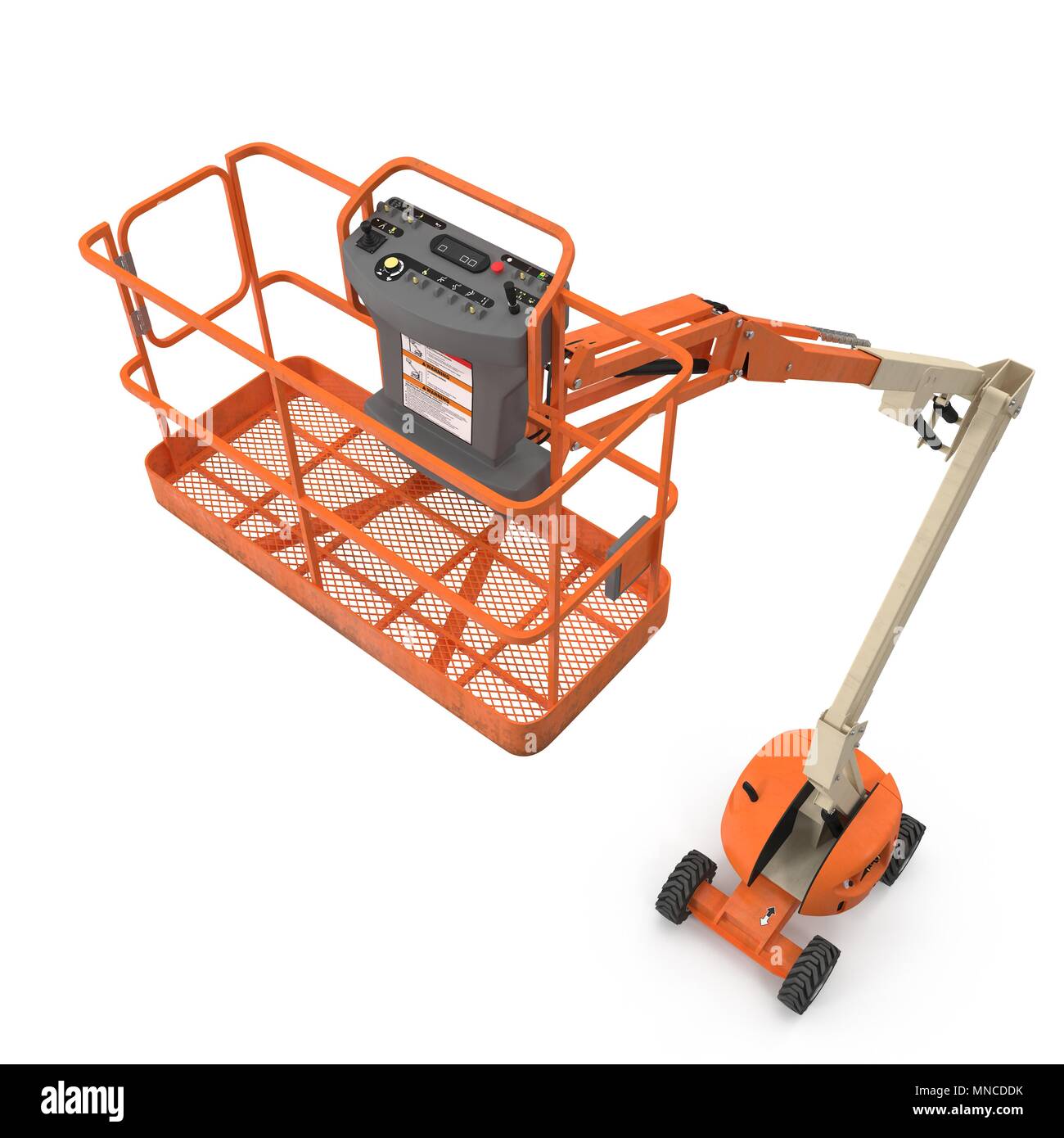 Hydraulic powered crane Cut Out Stock Images & Pictures - Alamy