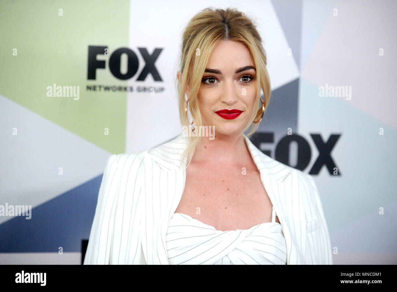 Brianne Howey attends 2018 Fox Network Upfront at Wollman Rink, Central ...