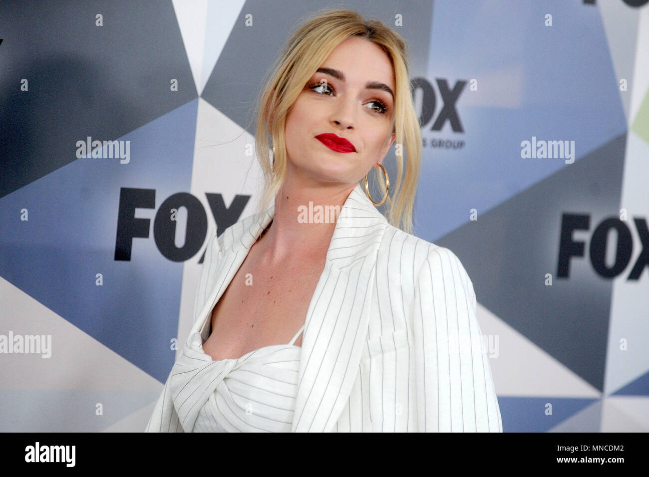 Brianne Howey attends 2018 Fox Network Upfront at Wollman Rink, Central ...