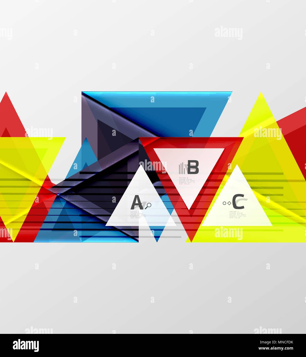 Triangles and geometric shapes abstract background. Triangles and ...