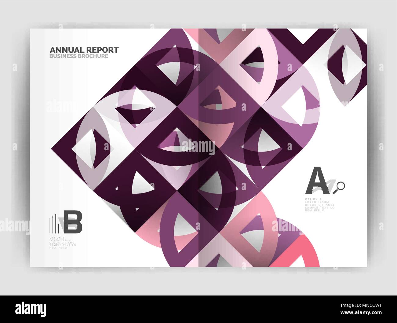 Circle vector abstract backgrounds, annual report business templates ...