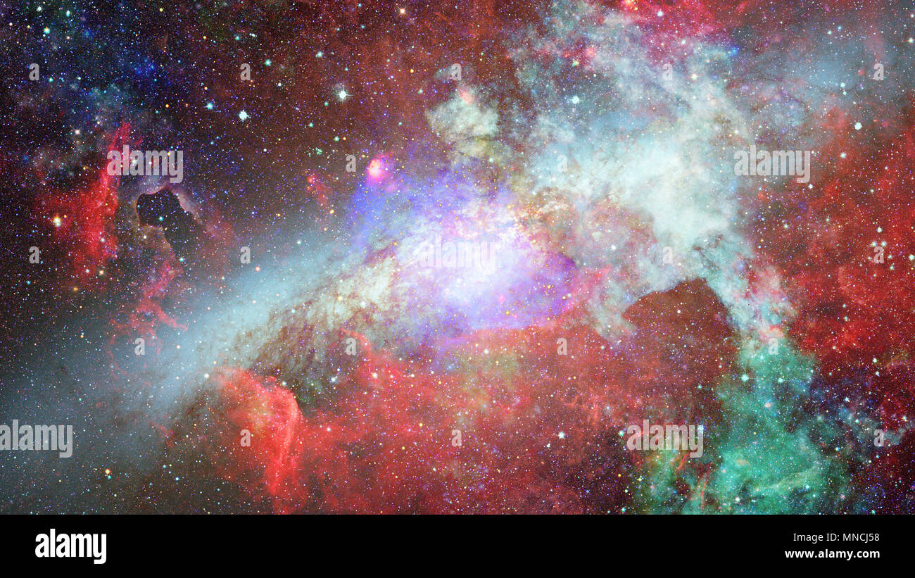 Nebula and stars in outer space. Elements of this image furnished by ...