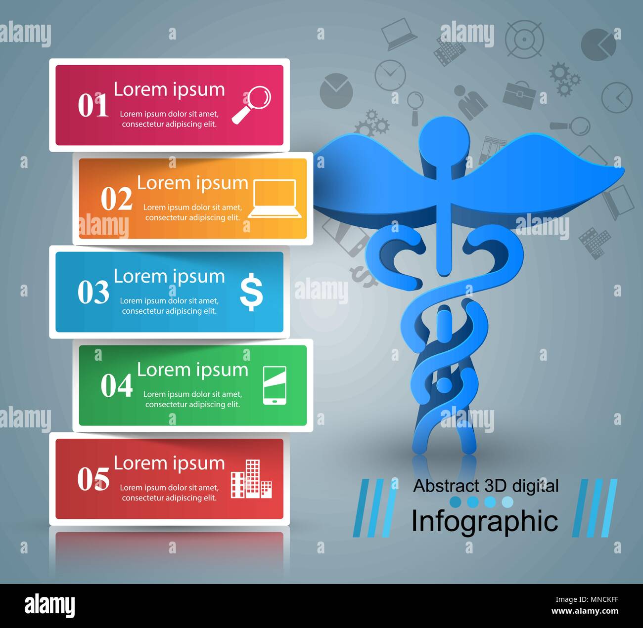 Health icon. 3D Medical infographic Stock Vector Image & Art - Alamy