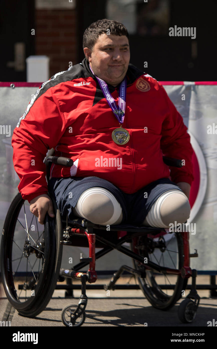 Georgian veteran Aluda Seturidze poses for a Stock Photo - Alamy