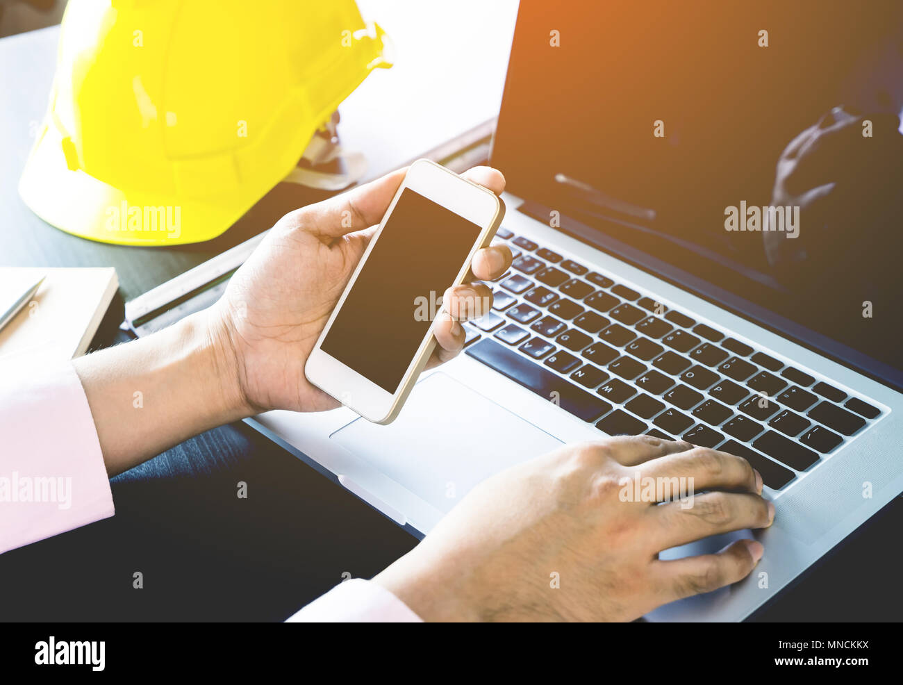 Civil engineer design laptop hi-res stock photography and images - Alamy