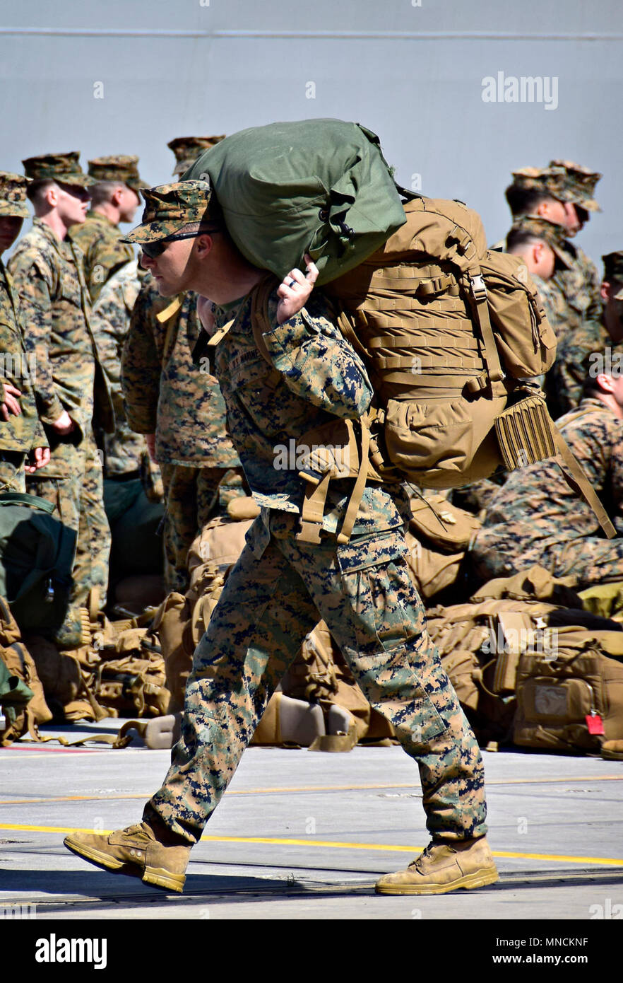 OKINAWA, Japan (March 18, 2018) Marines assigned to the 31st Marine ...