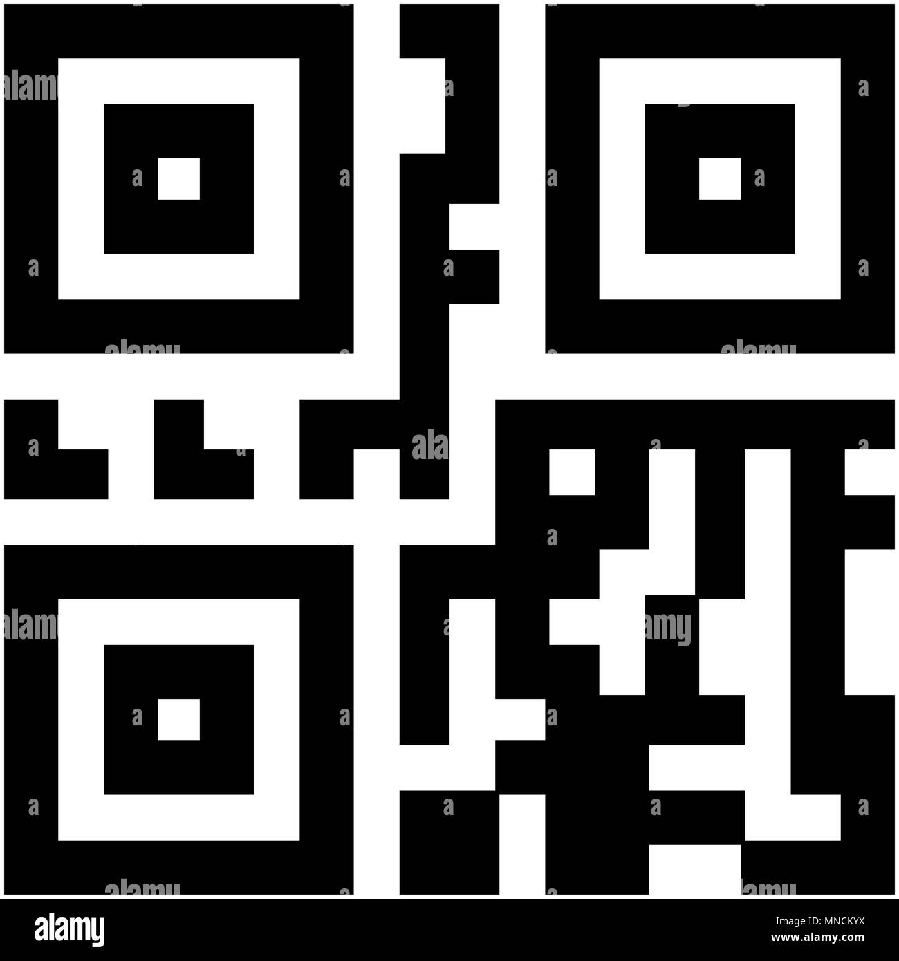 Digital information sign. QR code icon illustration Stock Vector Image ...