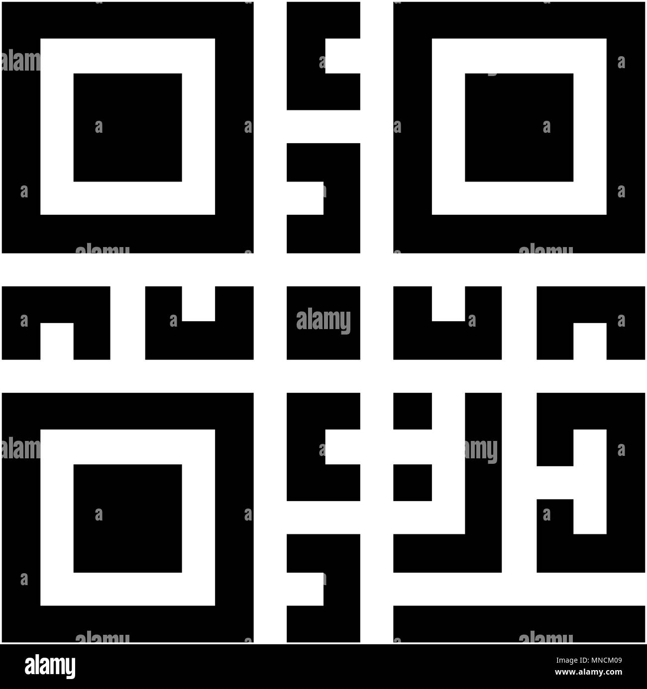 Modern digital information qr code icon for design Stock Vector Image ...