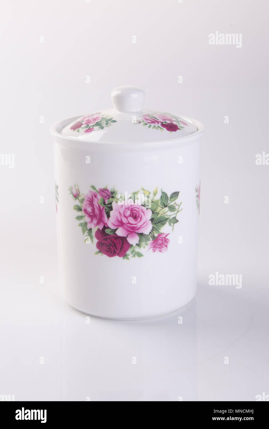 food container or ceramic food container on background Stock Photo - Alamy