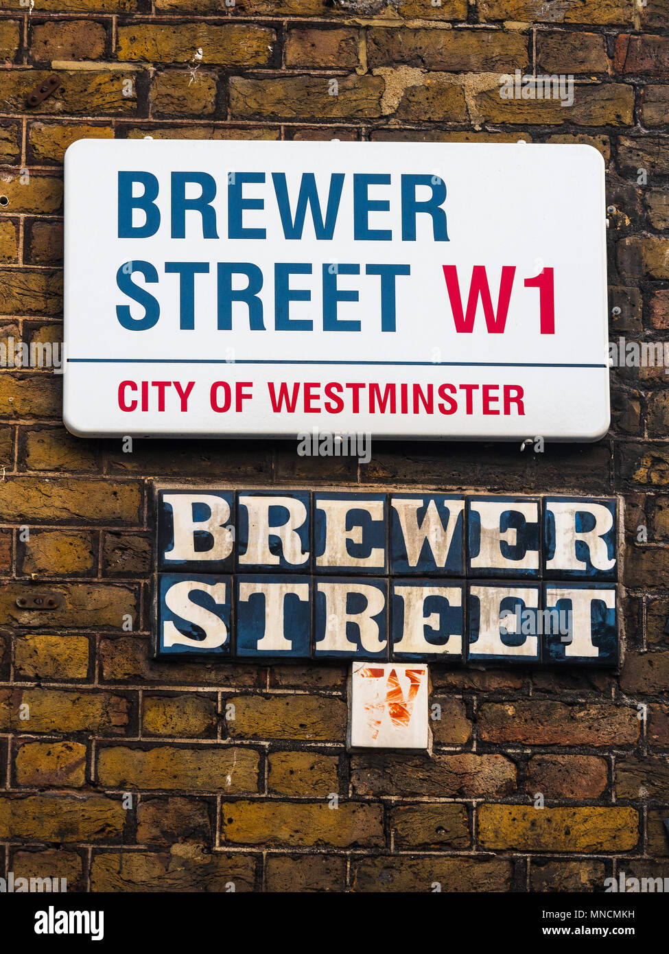 Soho Street Signs Series - Brewer Street - London's Soho district ...