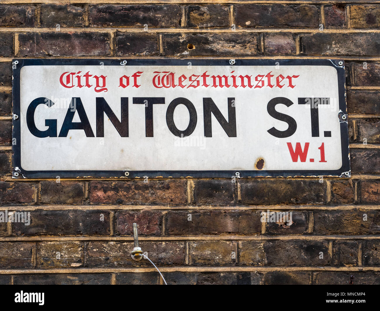 Soho Street Signs Series - Ganton Street - London's Soho district ...