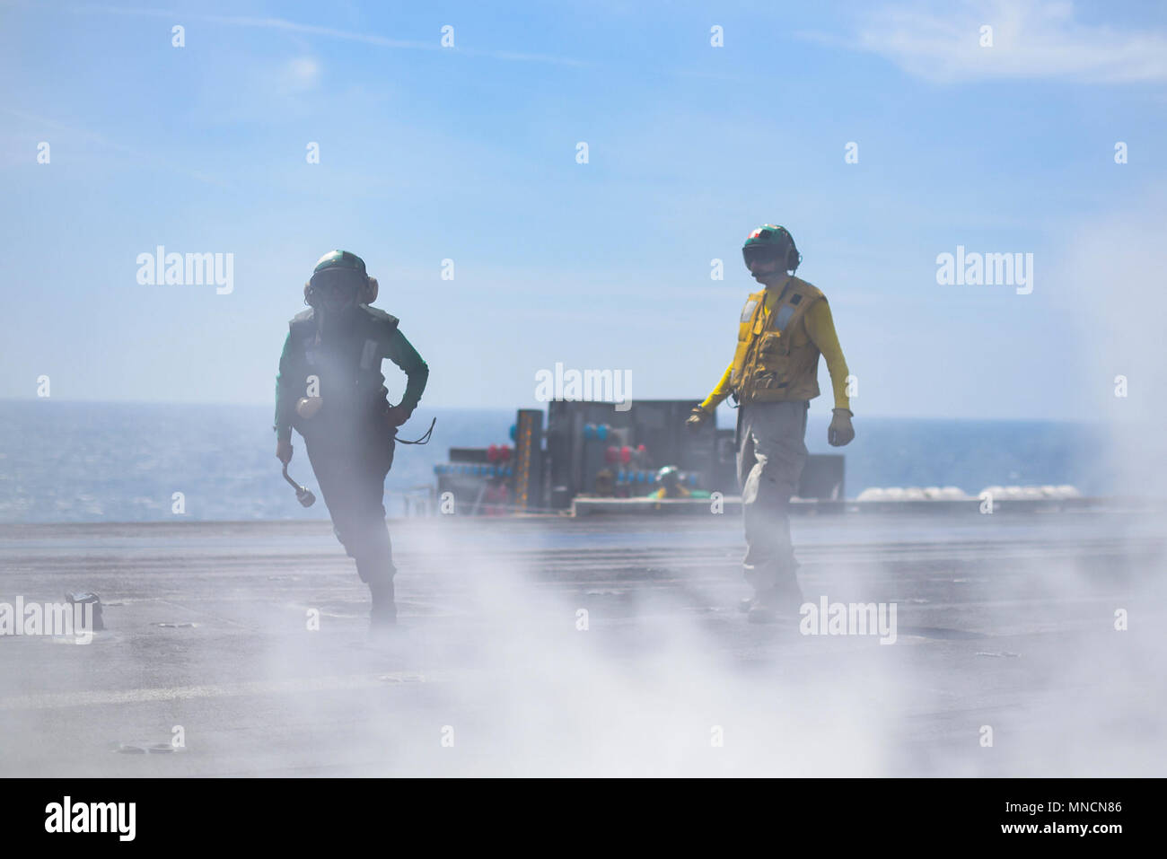 ARABIAN GULF (March 19, 2018) Aviation Boatswain’s Mate (Equipment ...