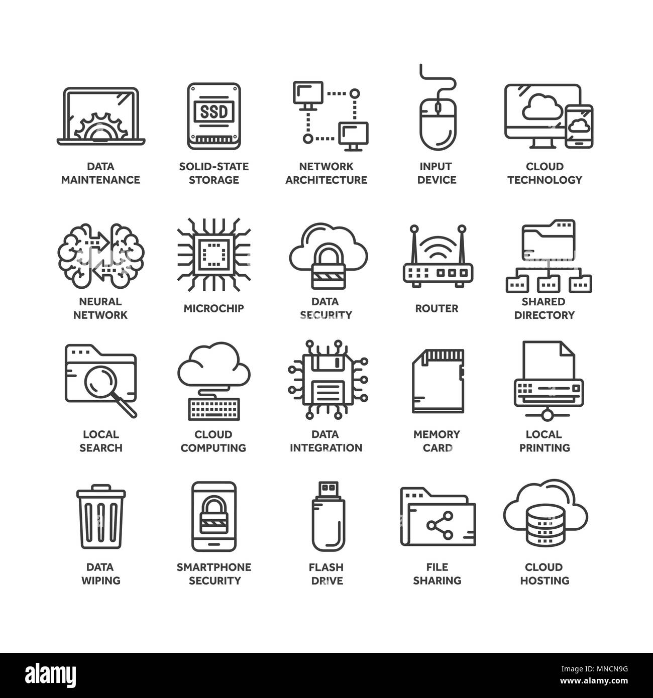 Cloud Computing Internet Technology Online Services Data Information Security Connection