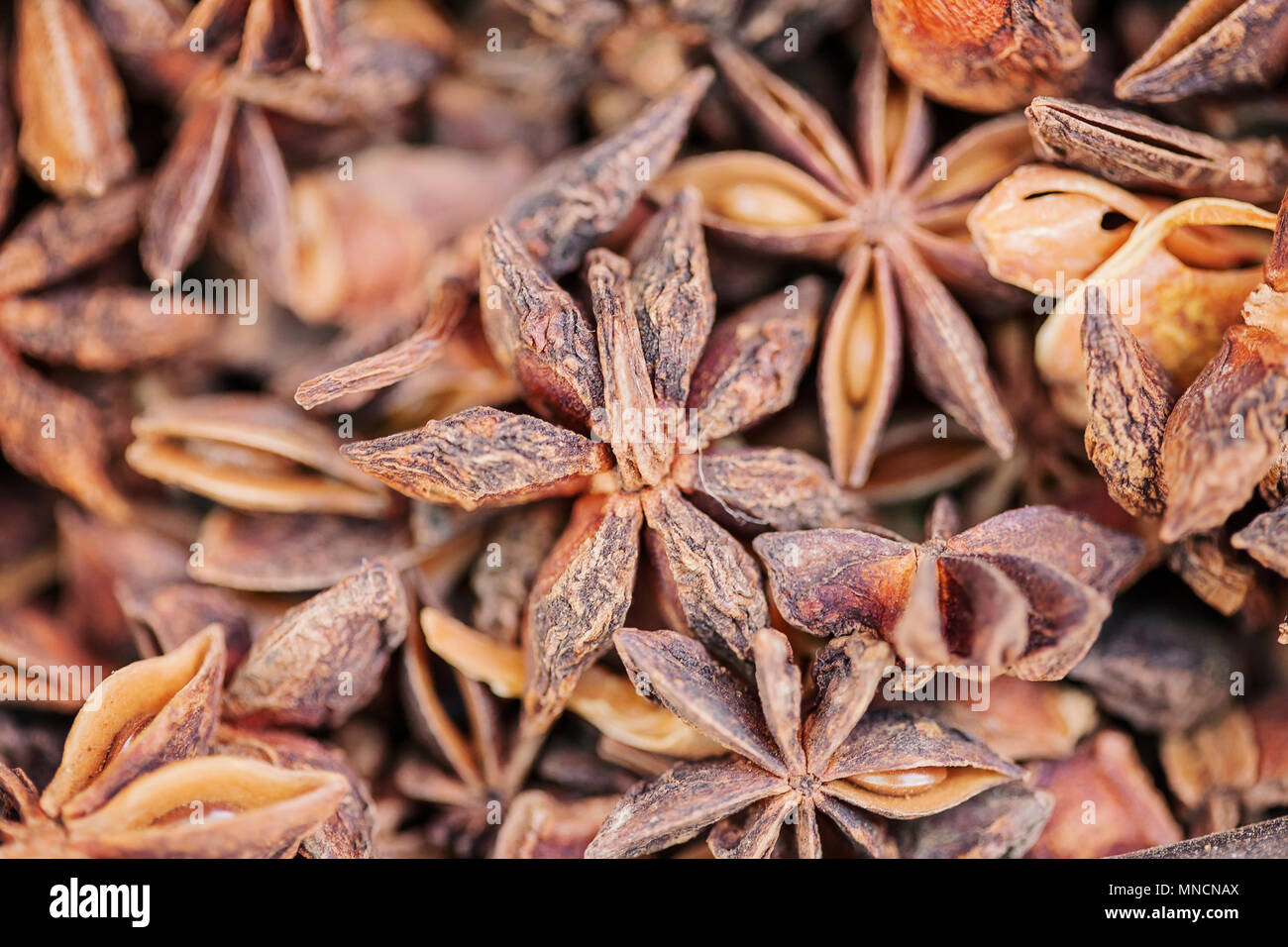 Star Anise seed background Stock Photo - Alamy