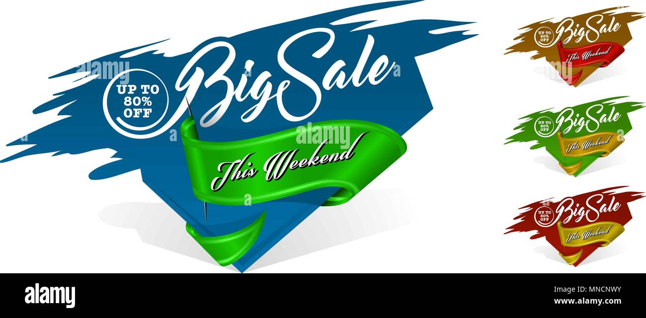 Different sale tags labels Stock Vector Images - Alamy