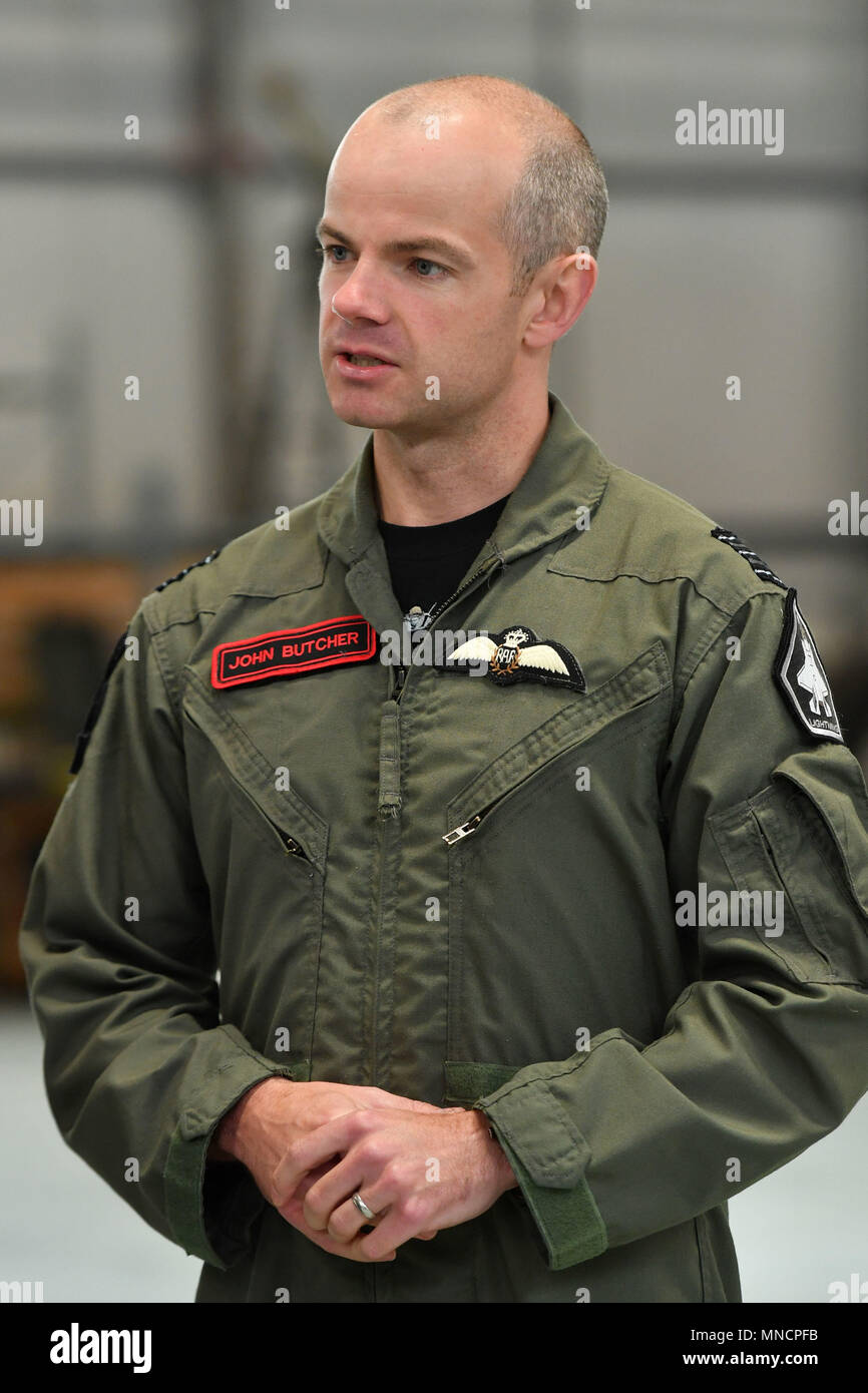 Commanding officer 617 squadron wing commander john butcher hi-res ...