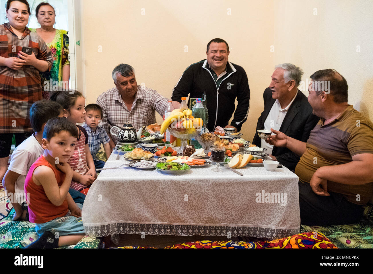 Uzbekistan, Samarkand, local party Stock Photo - Alamy