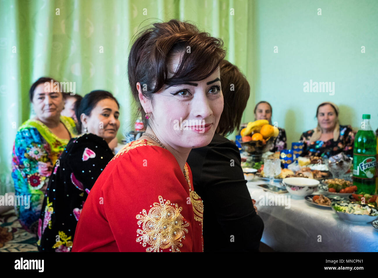 Uzbekistan, Samarkand, local party Stock Photo - Alamy