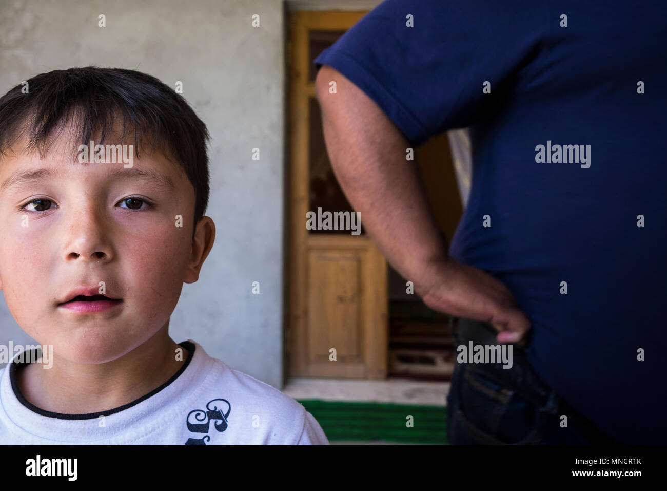 Uzbekistan, Samarkand, child Stock Photo - Alamy