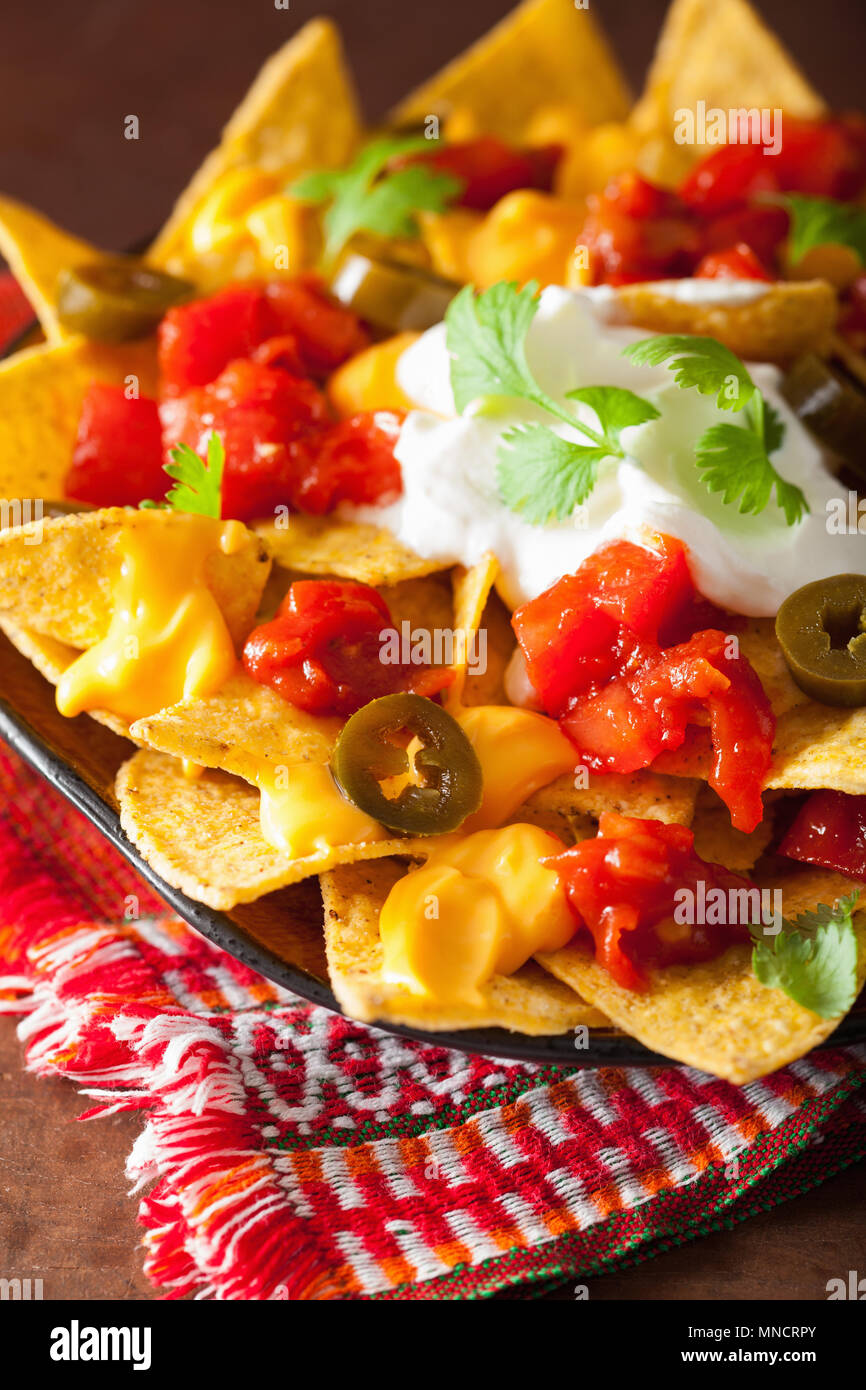 Loaded nachos hi-res stock photography and images - Alamy
