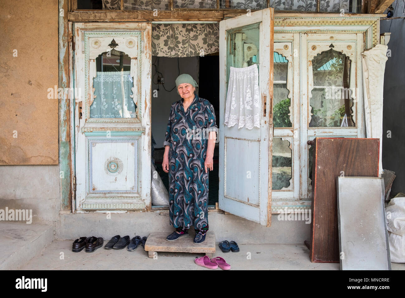 Uzbekistan, Tashkent, local house Stock Photo - Alamy