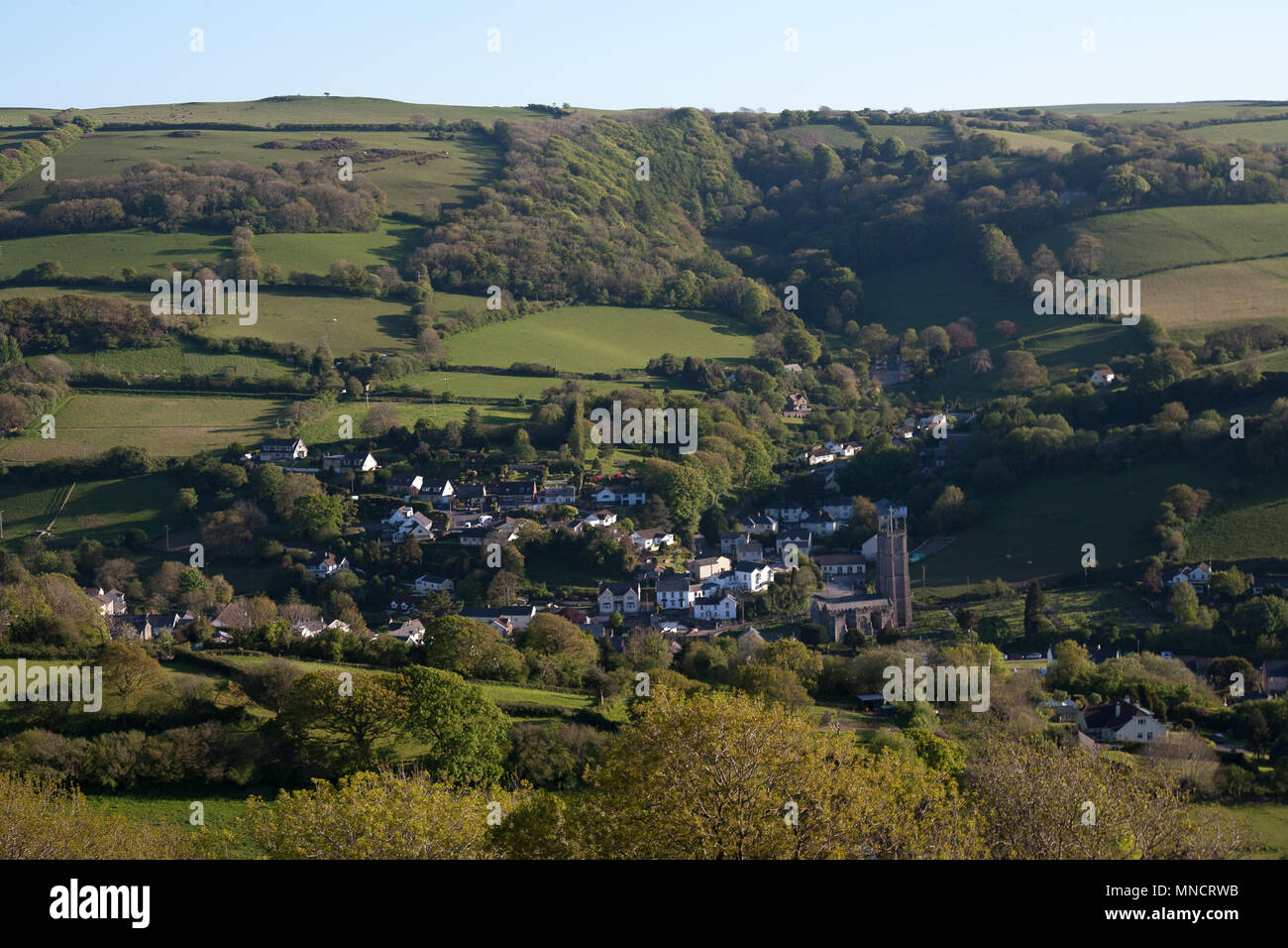 Combe Martin Exmoor Devon England UK Europe Stock Photo - Alamy
