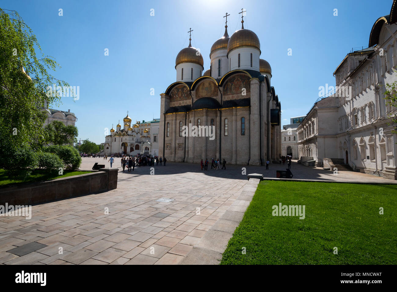Cathedral square, Kremlin,Moscow, Russia Stock Photo - Alamy