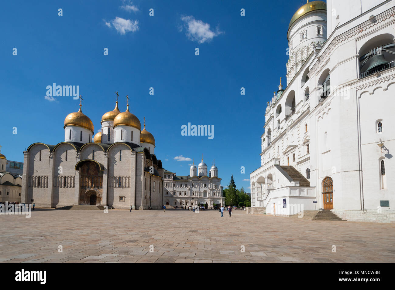 Cathedral square, Kremlin,Moscow, Russia Stock Photo - Alamy