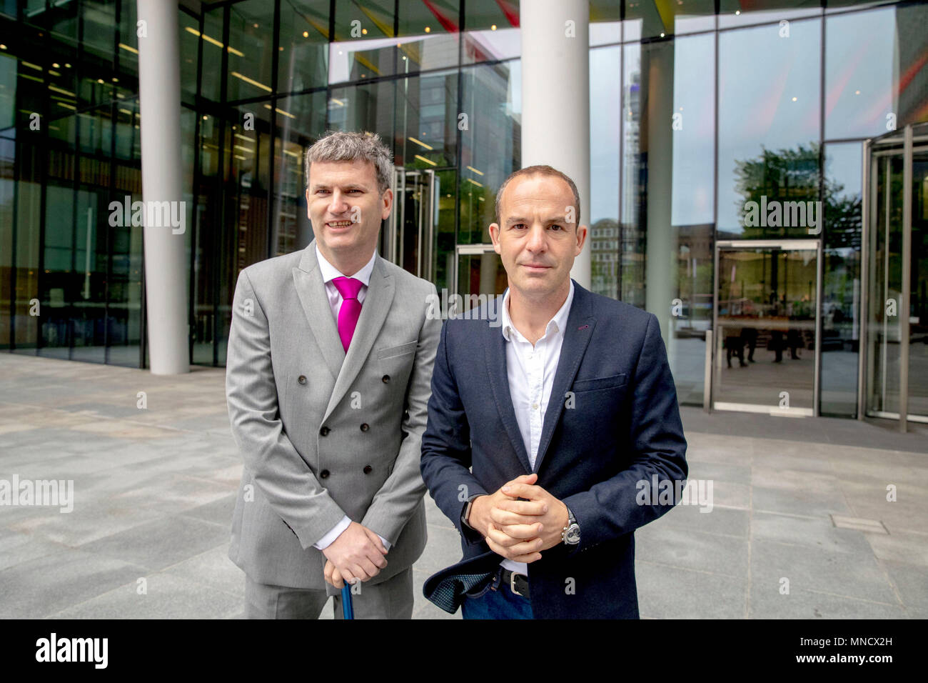 Consumer champion Martin Lewis (right) with his lawyer Mark Lewis ...