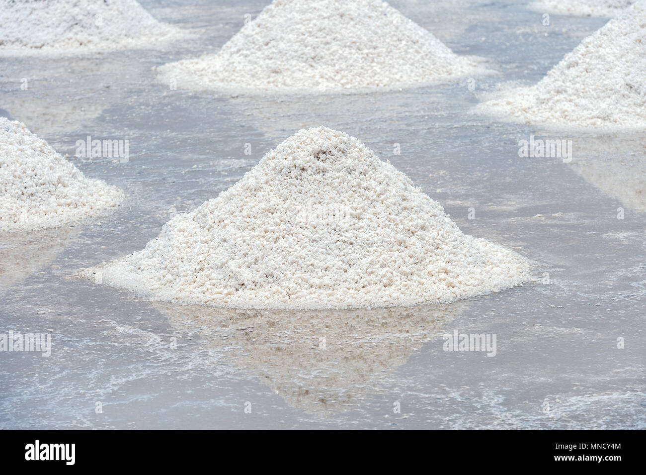 Salt farm from natural Stock Photo - Alamy