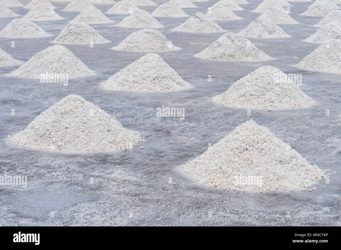Salt farm from natural Stock Photo - Alamy