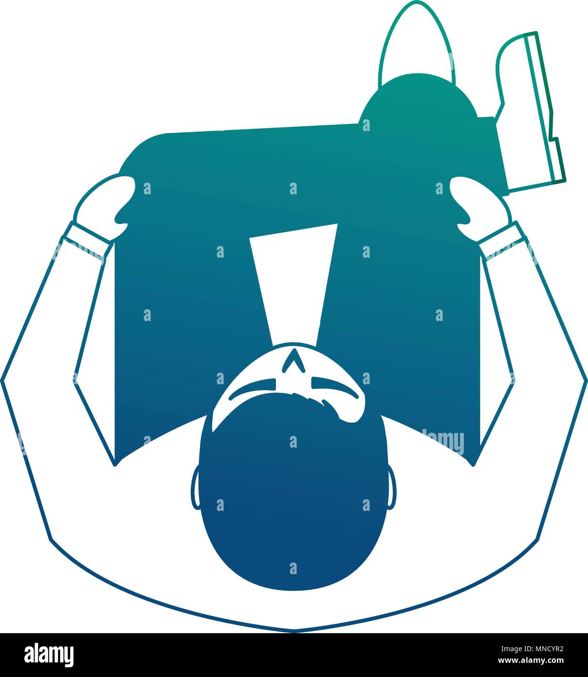 Sitting cross leg Stock Vector Images - Alamy