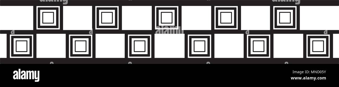 victorian line border style vector illustration design Stock Vector ...