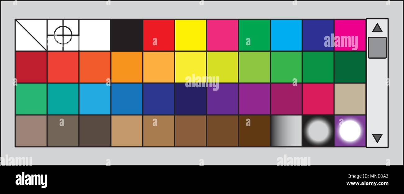 menu color palette graphic design Stock Vector Image & Art - Alamy