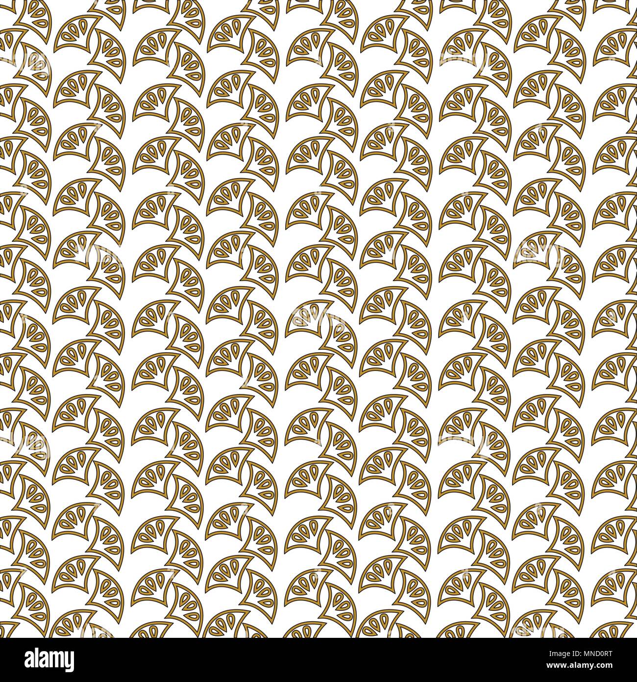 art deco pattern flourish ornament crest decorative Stock Vector Image ...