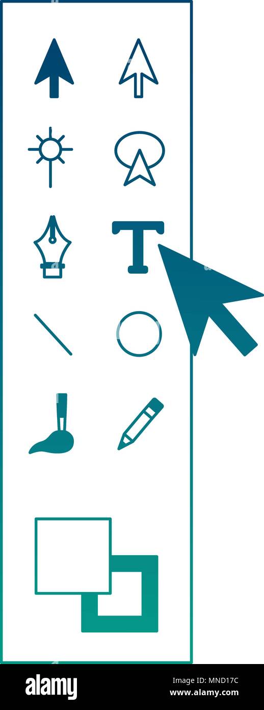 Tools panel Stock Vector Images - Alamy