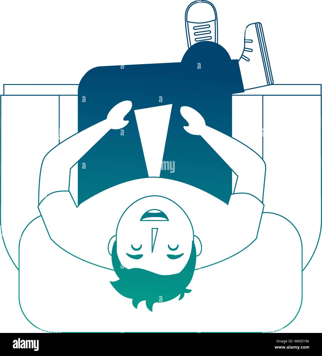 Sofa top view Stock Vector Images - Alamy