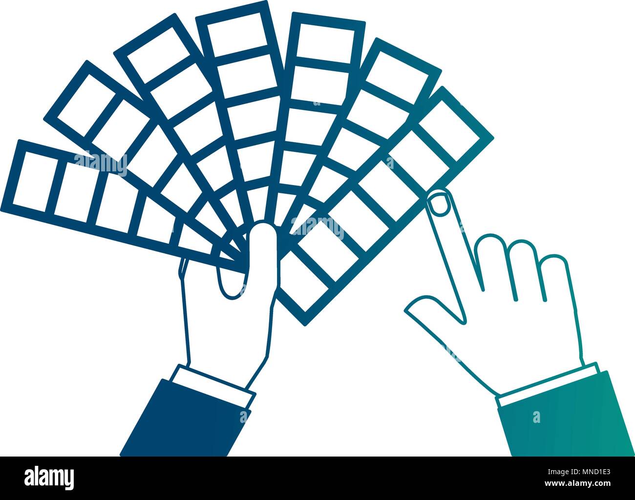 Interior color design selection Stock Vector Images - Alamy