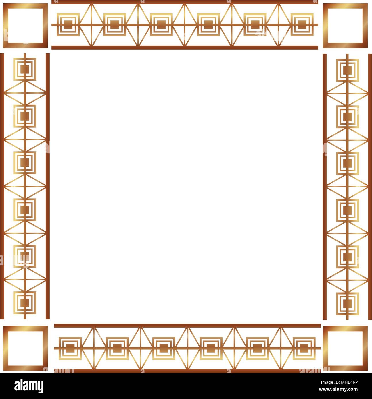 square victorian golden frame Stock Vector Image & Art - Alamy