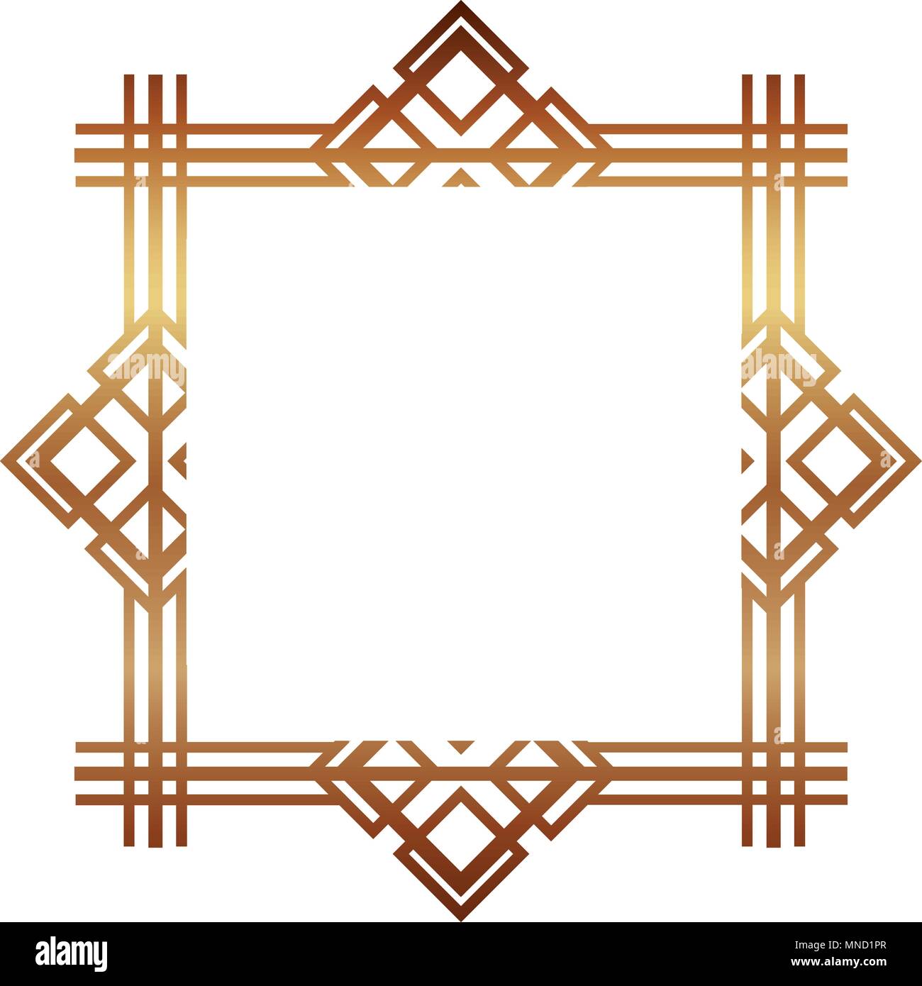 square victorian golden frame Stock Vector Image & Art - Alamy