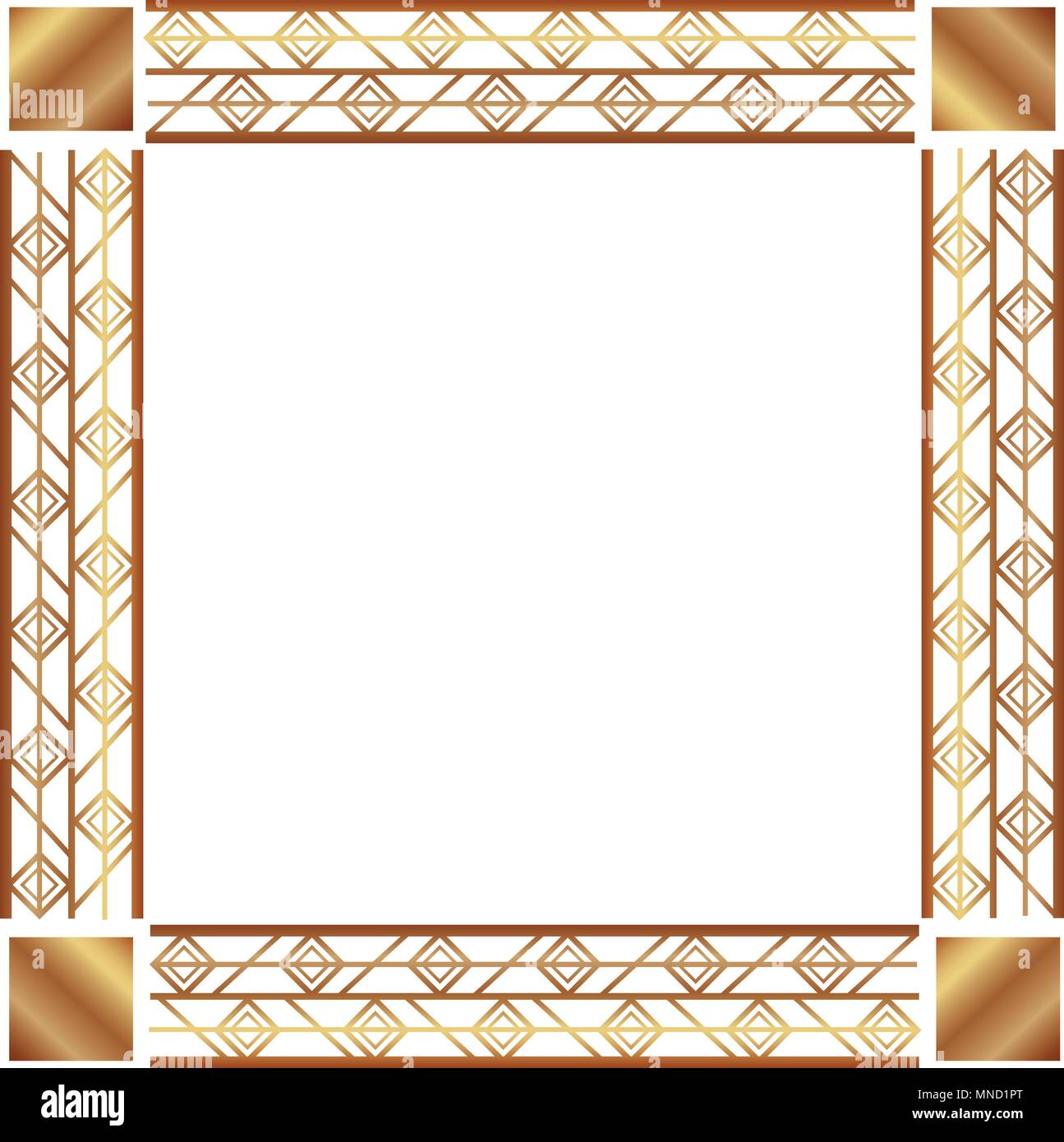 square victorian golden frame Stock Vector Image & Art - Alamy