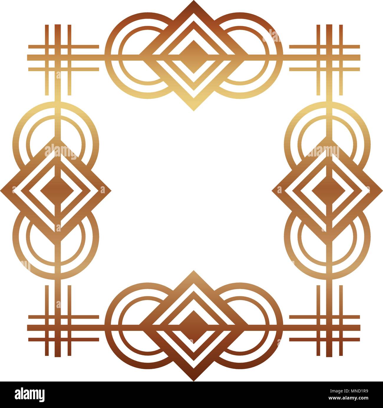 square victorian golden frame Stock Vector Image & Art - Alamy