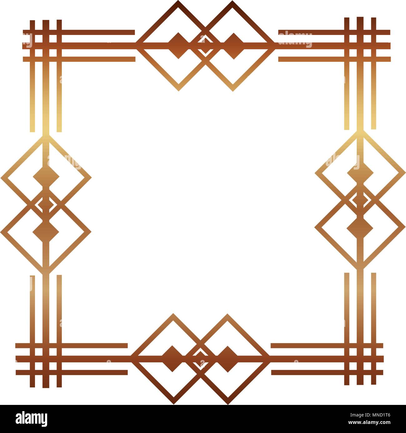square victorian golden frame Stock Vector Image & Art - Alamy