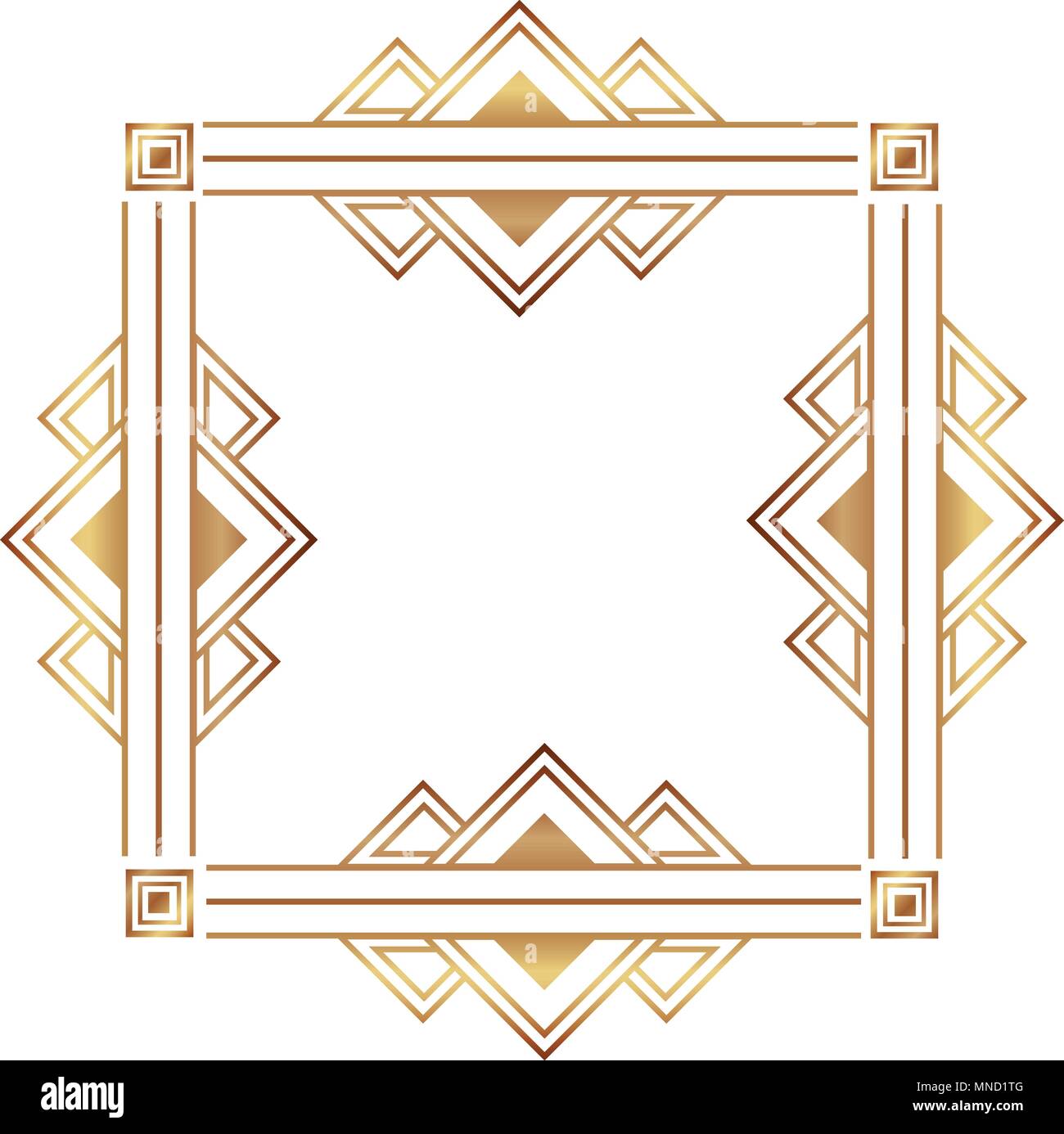 square victorian golden frame Stock Vector Image & Art - Alamy