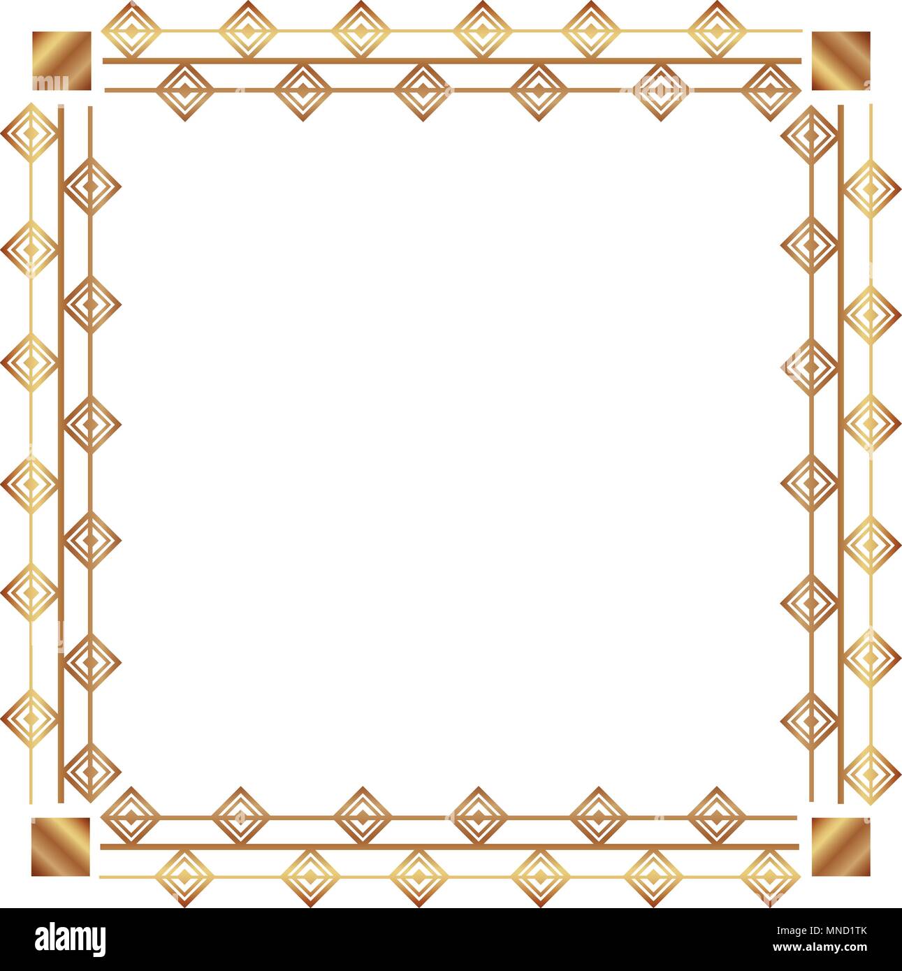 square victorian golden frame Stock Vector Image & Art - Alamy