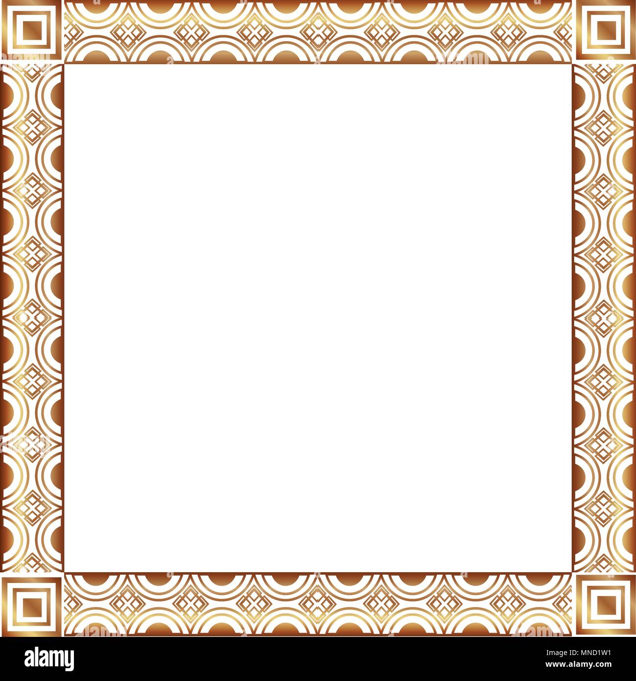 square victorian golden frame Stock Vector Image & Art - Alamy