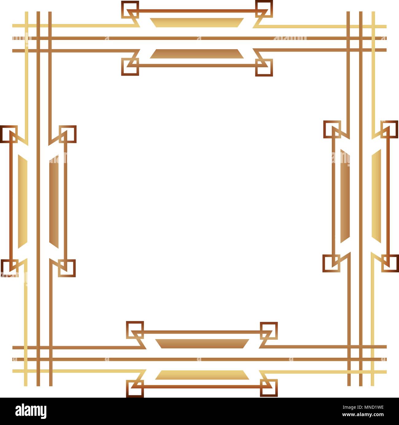 square victorian golden frame Stock Vector Image & Art - Alamy